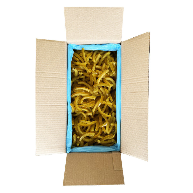 Corsiglia Drained Candied Lemon Slivers "Lamelles" (6cm)